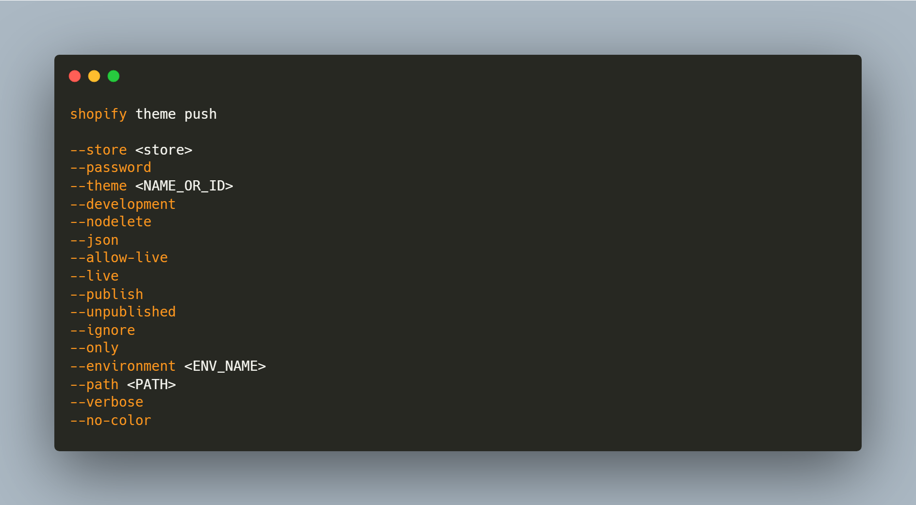 Shopify Theme Commands | Build Themes With Shopify CLI